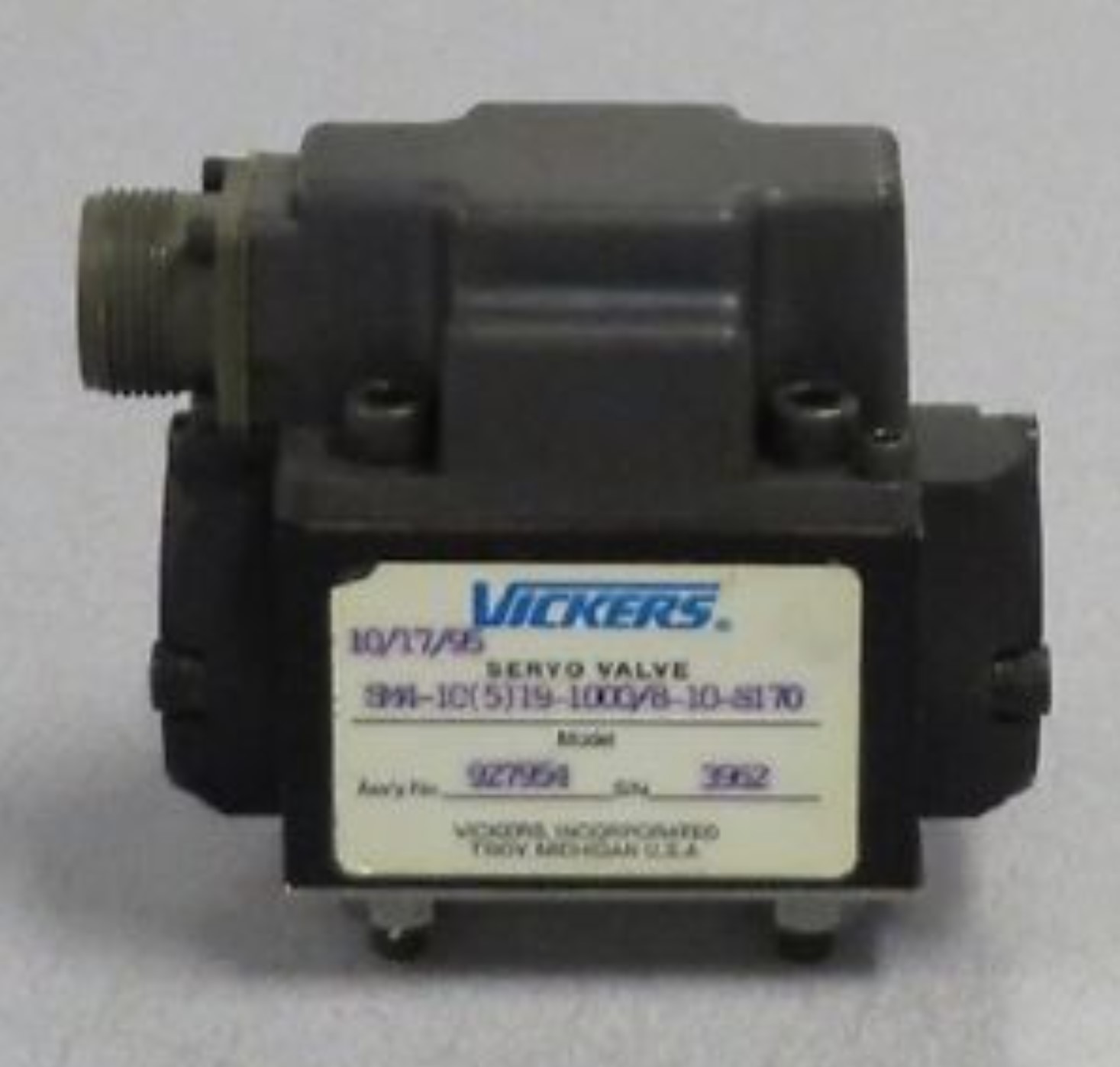 VICKERS HYDRAULIC SERVO & PROPORTIONAL VALVE REPAIR | Hydraulic Shop