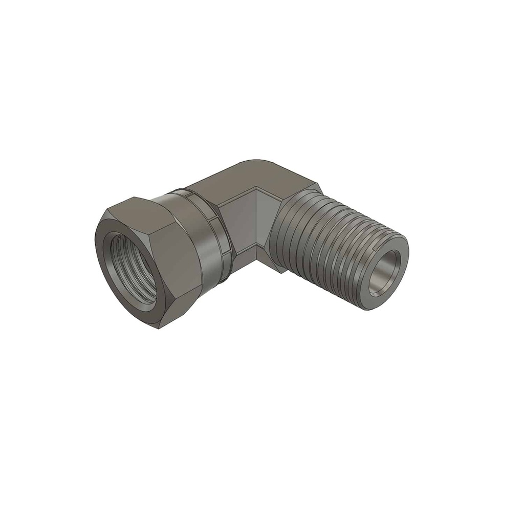 90 Degree Elbow,NPT Male x NPT Female Swivel | Hydraulic Shop